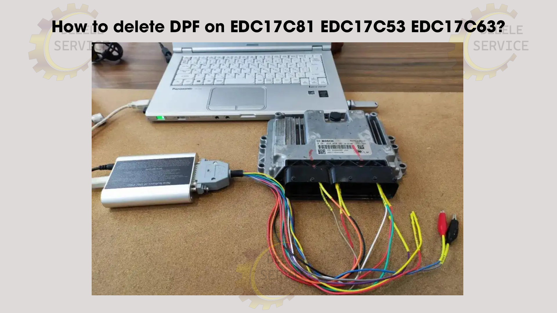 How to delete DPF on EDC17C81 EDC17C53 EDC17C63? - Delete Solution